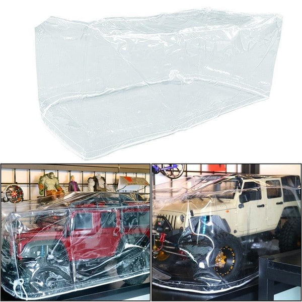 1/10 1/8 530x250x240mm Clear Dust Cover (Rubber) | AJRC — UpgradeRC