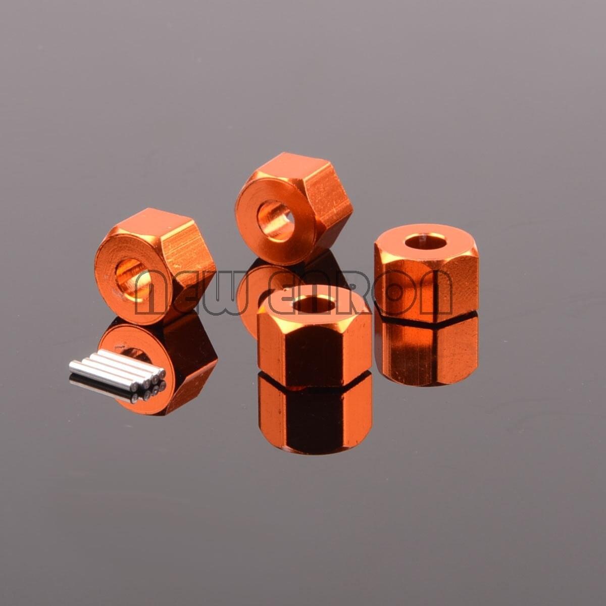 12mm Extended (9mm) Wheel Hex Adapter for HPI WR8 1/10 (Aluminium ...