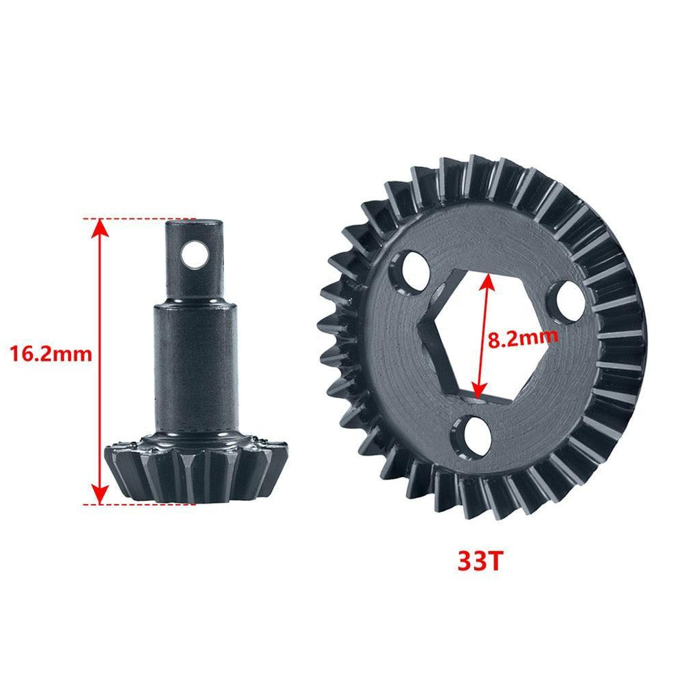Jeu d'engrenages d'essieu 33T + 13T pour Axial Capra UTB18 1/18 (Staal ...