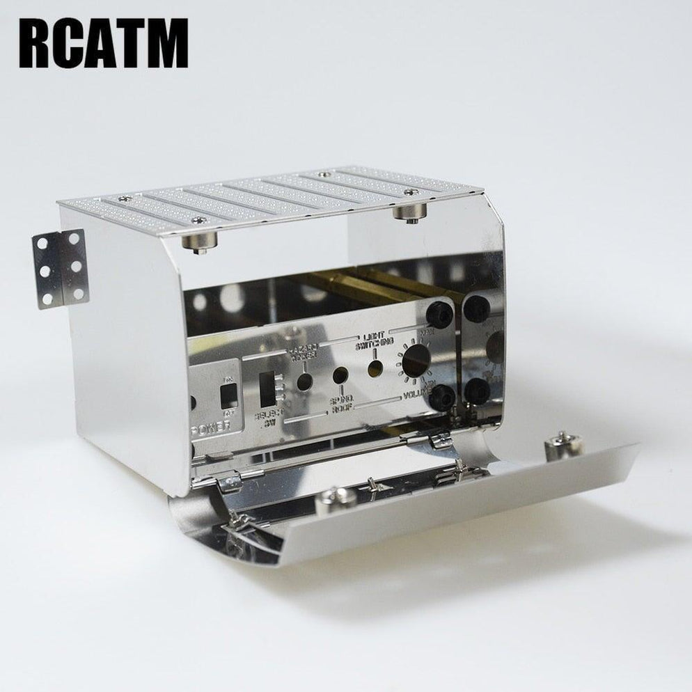 4-in-1 Control Switch Box for Tamiya Truck 1/14 (Metaal) - UpgradeRC