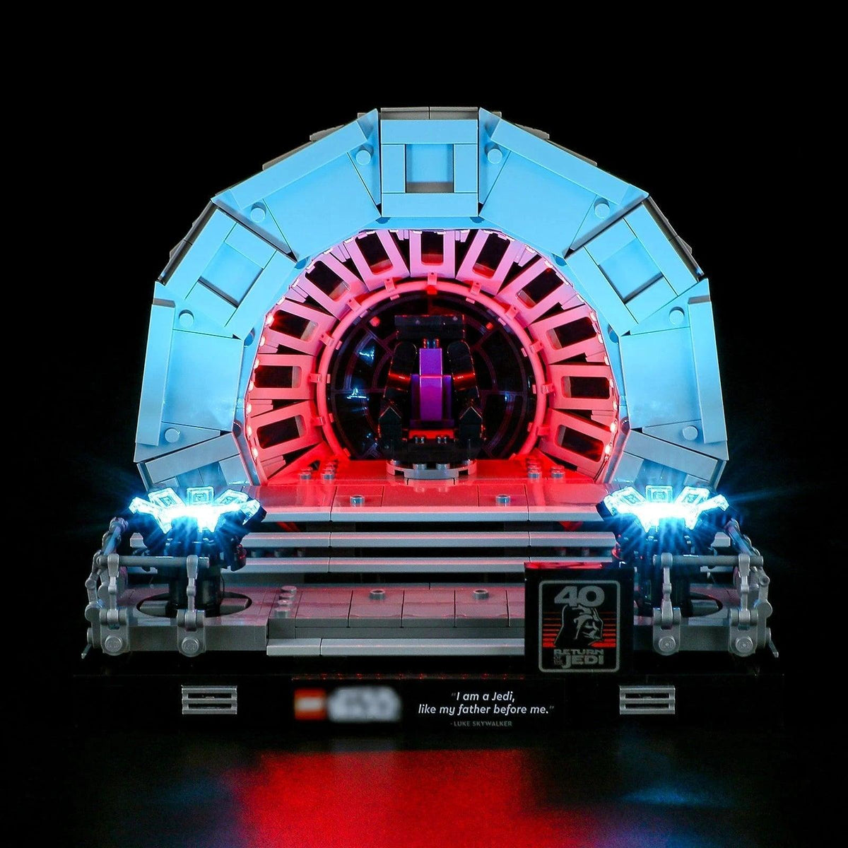 Emperors Throne Room Diorama Building Blocks LED Light Kit | YEABRICKS ...