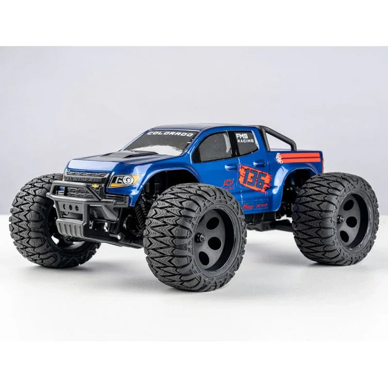 Chevrolet Colorado FMT24 1/24 Monster Truck PNP (Blue) - FMS — UpgradeRC