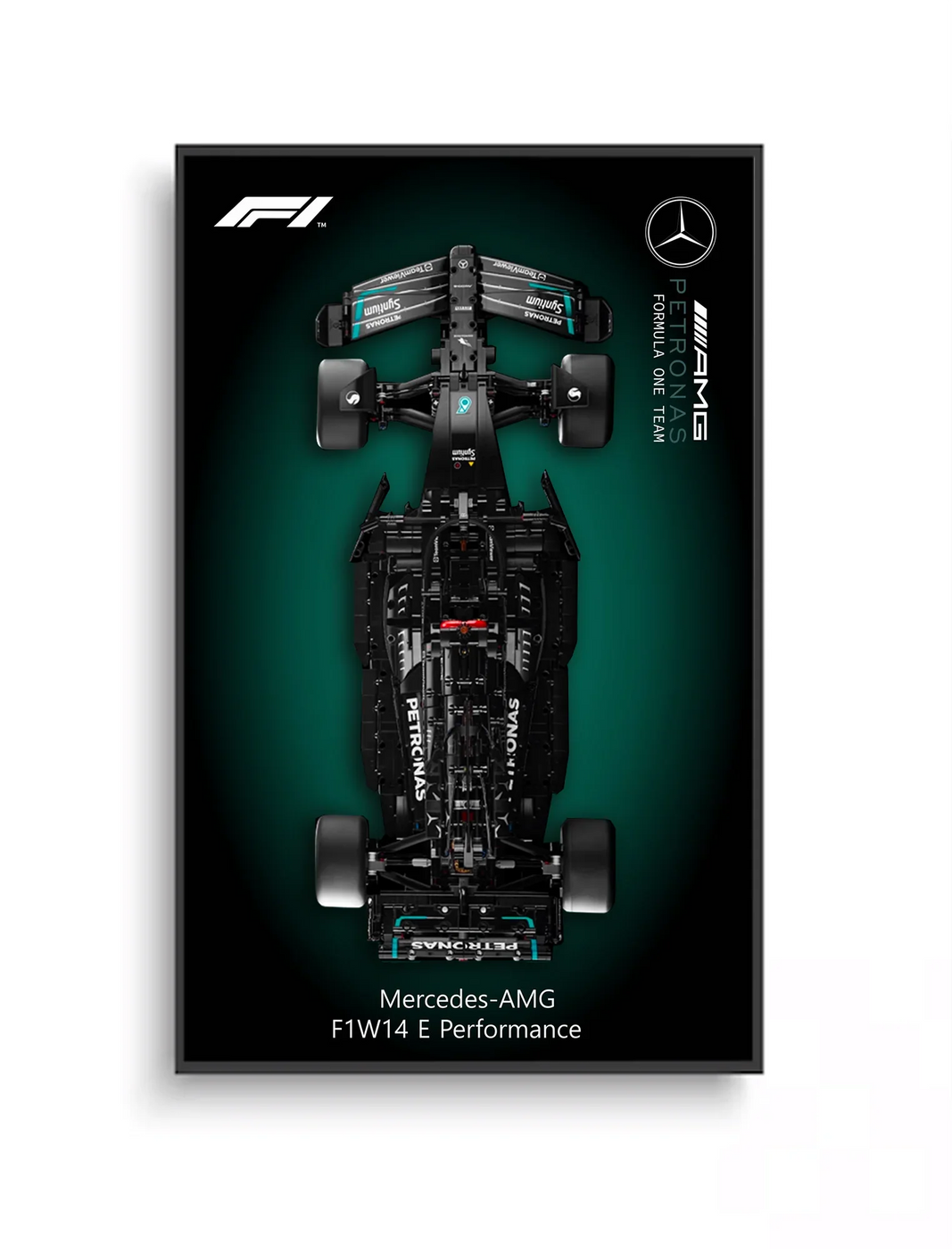 Display Wall-Mount for Mercedes-AMG F1 W14 42171 | UpgradeRC