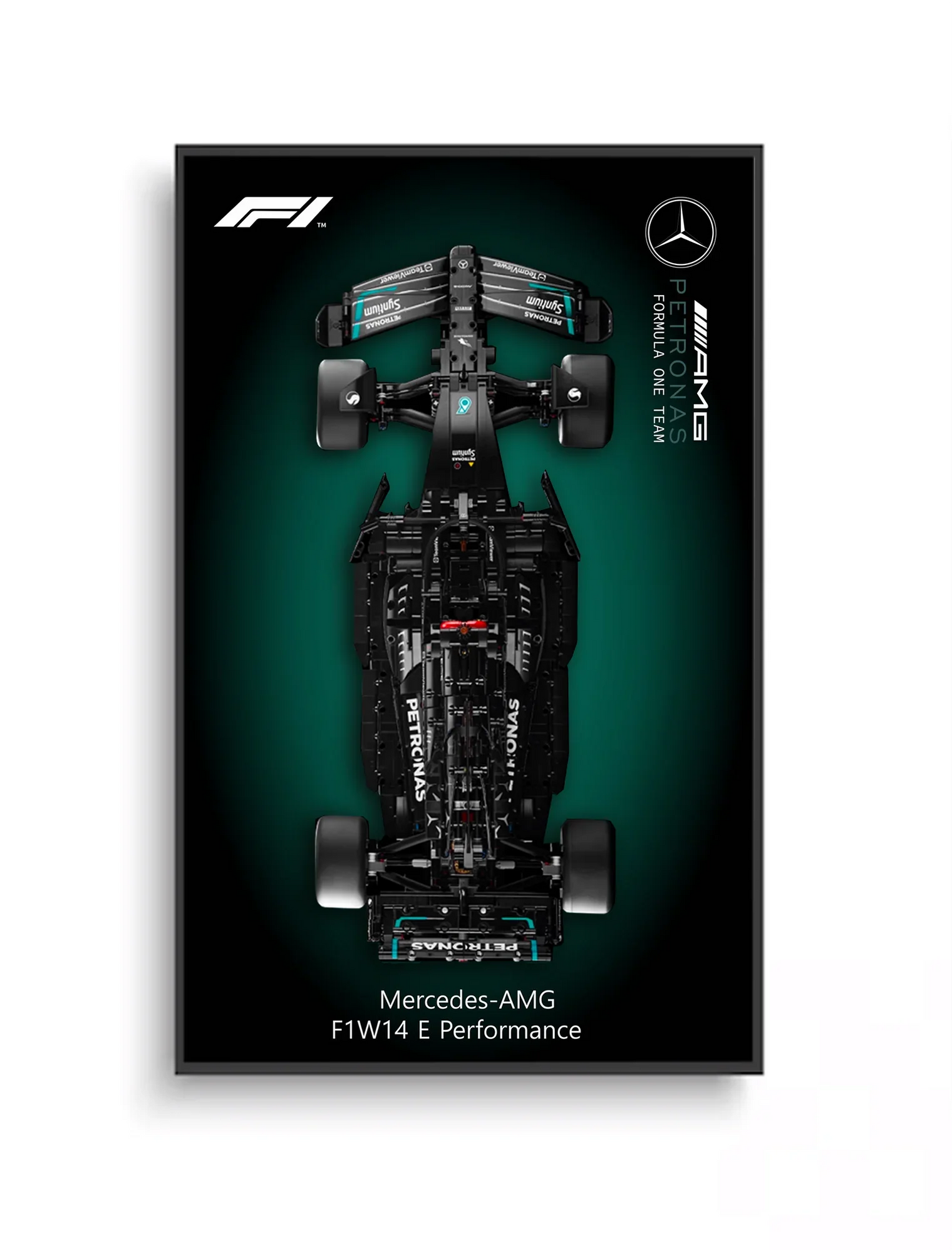 Display Wall-Mount for Mercedes-AMG F1 W14 42171 | UpgradeRC