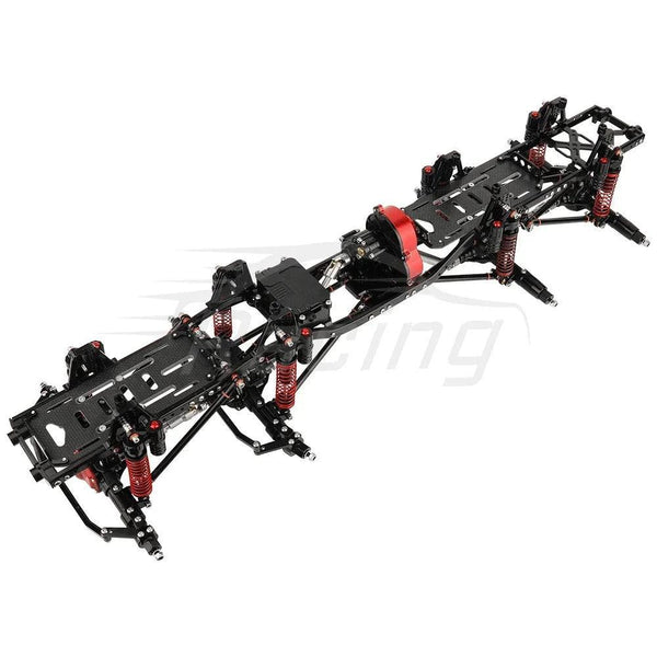 Axial SCX10 1/10 Upgraded 8x8 Chassis Frame (Metaal) | UpgradeRC
