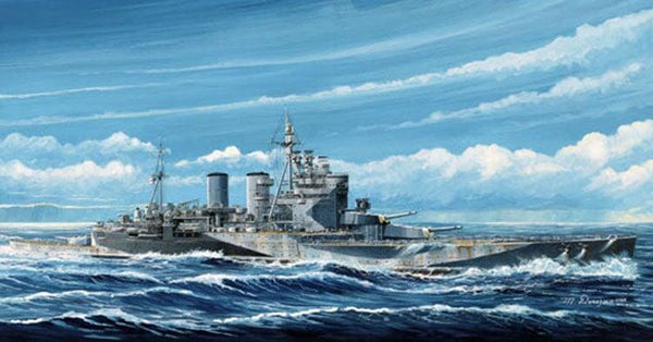 British HMS Renown Battlecruiser 1945 1/700 Model (Plastic) | TRUMPETER ...
