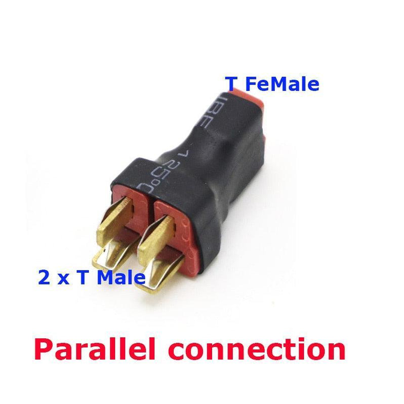 Adaptateur Dean (F) - 2 x Dean (M) - UpgradeRC