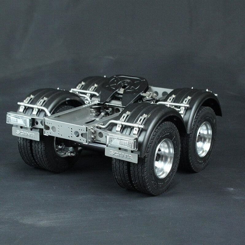 Double Axle Transfer To Towing Dolly for Tamiya Truck 1/14 (Metaal ...