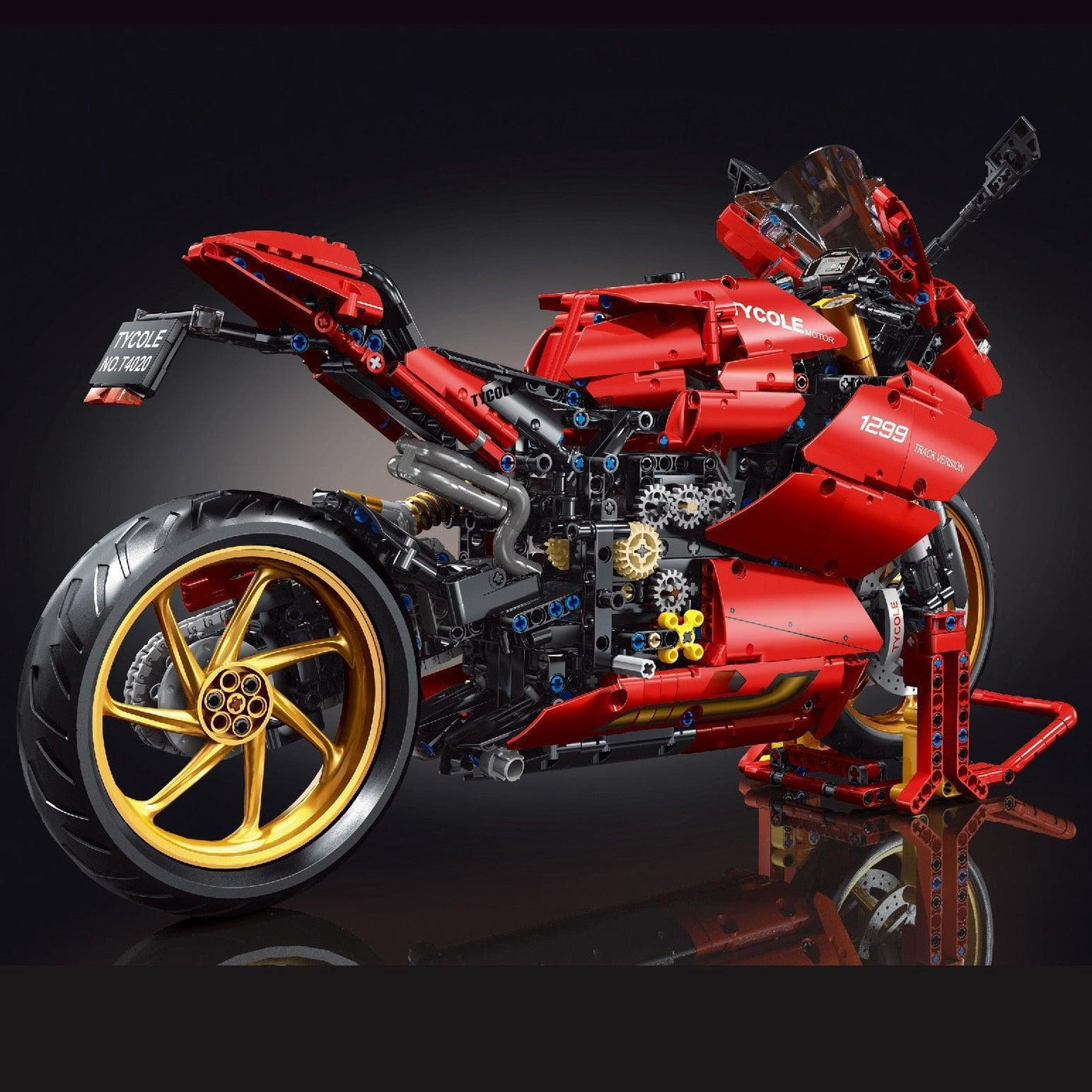 Ducati V4R Motorcycle Model Building Blocks (1809 stukken) | upgraderc ...