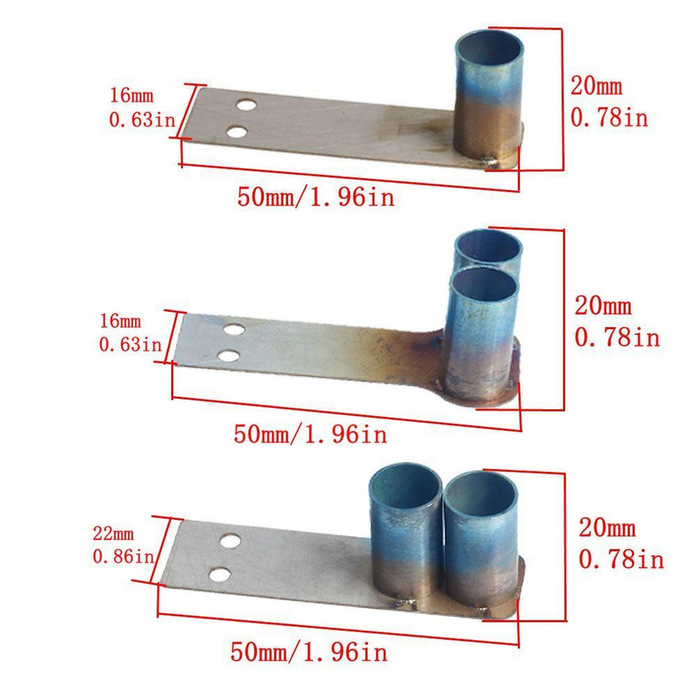 Exhaust Pipe w/ Lighting for 1/10 Drift, Crawler (Metaal) | upgraderc ...