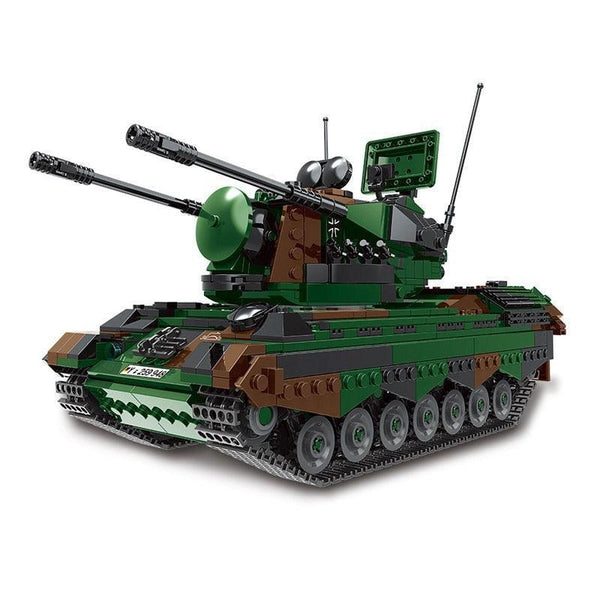 FlakPz Gepard Tank Model Building Blocks (1352 Pieces) | Xingbao ...