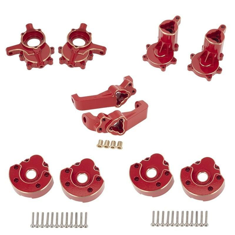 Front/Rear Portal Housing Set for Redcat GEN8 1/10 (Messing ...