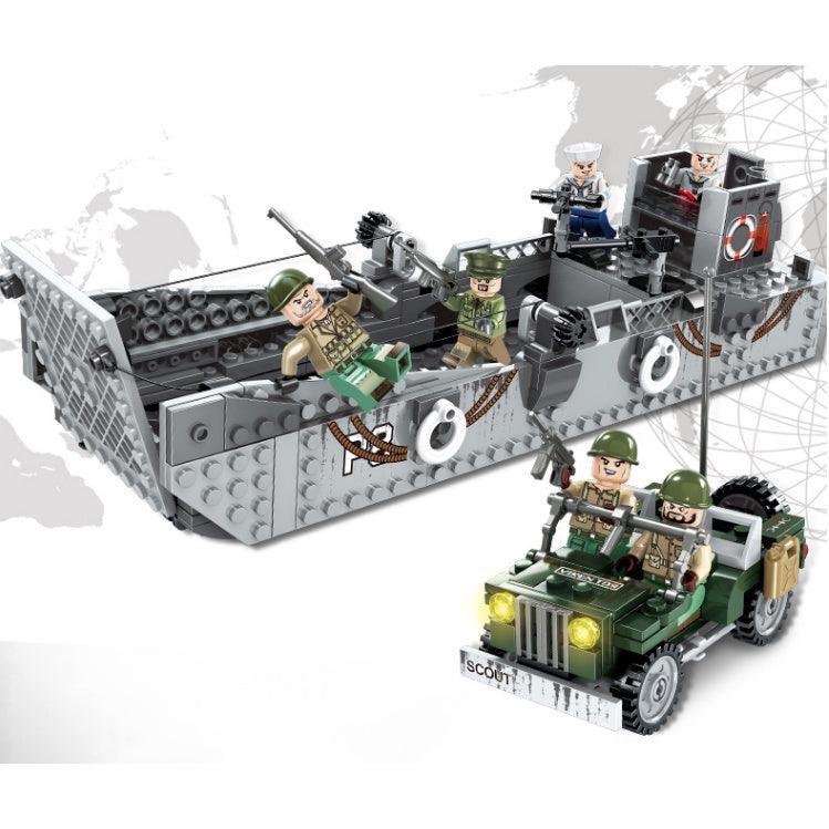 LCM3 Landing Craft Model Building Blocks (408 Pieces) | Faithful ...