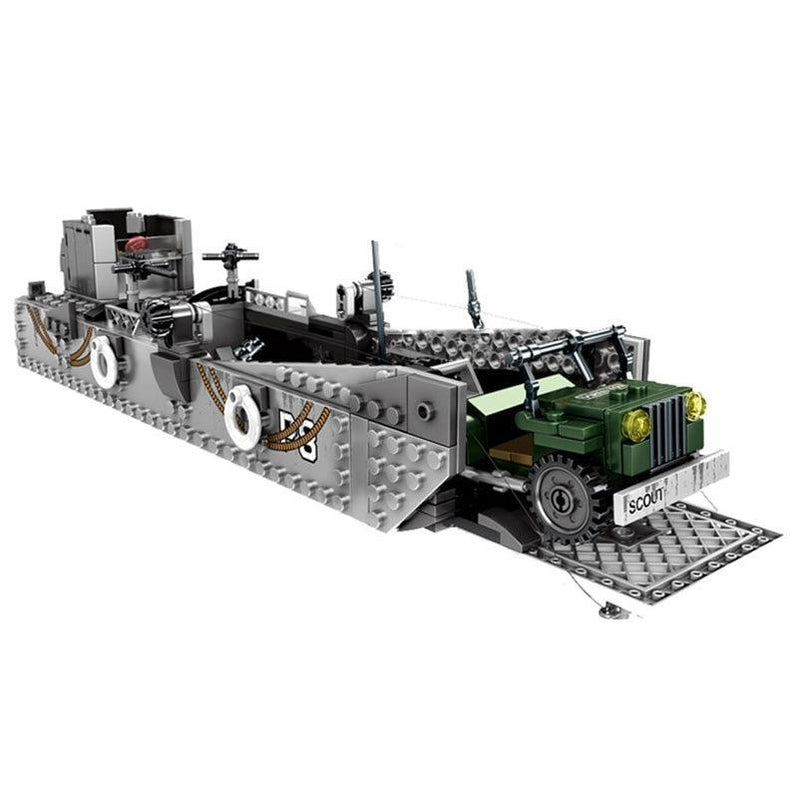 LCM3 Landing Craft Model Building Blocks (408 Pieces) | Faithful ...