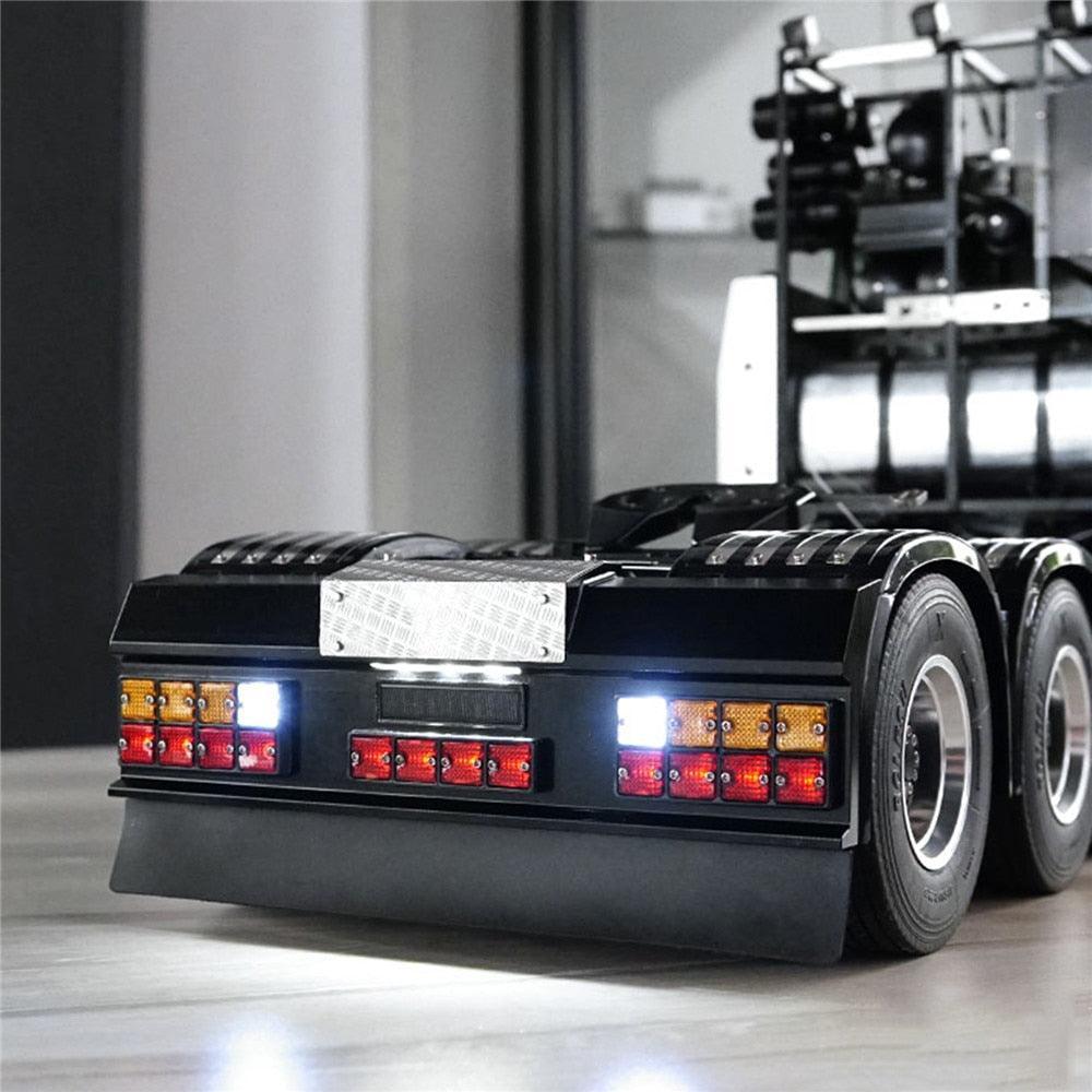 LED Signal Lights Set w/ Rear Bumper for Tamiya 1/14 Truck | upgraderc ...