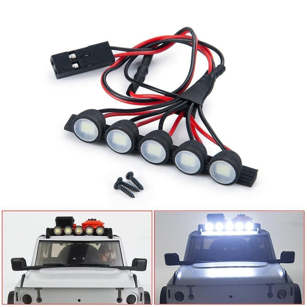 Roof Led Light Kit for Axial SCX24 Bronco 1/24 | Yeahrun — UpgradeRC
