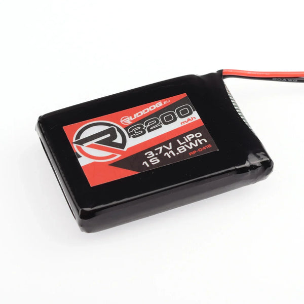 3200mAh 3.7V MT-5 | MT-44 LiPo Transmitter Battery Pack | RUDDOG ...
