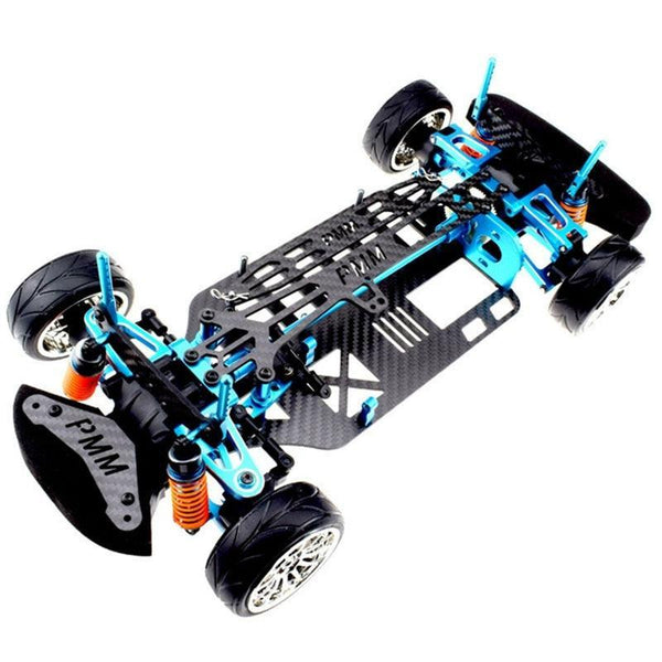 Tamiya TT01, TT01E 4WD 1/10 Chassis Frame Kit (Aluminium+Koolstofvezel ...