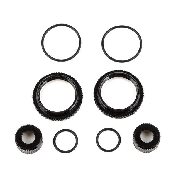 RC10B6.4 1/10 13mm Shock Collar & Seal Retainer Set | Team Associated ...