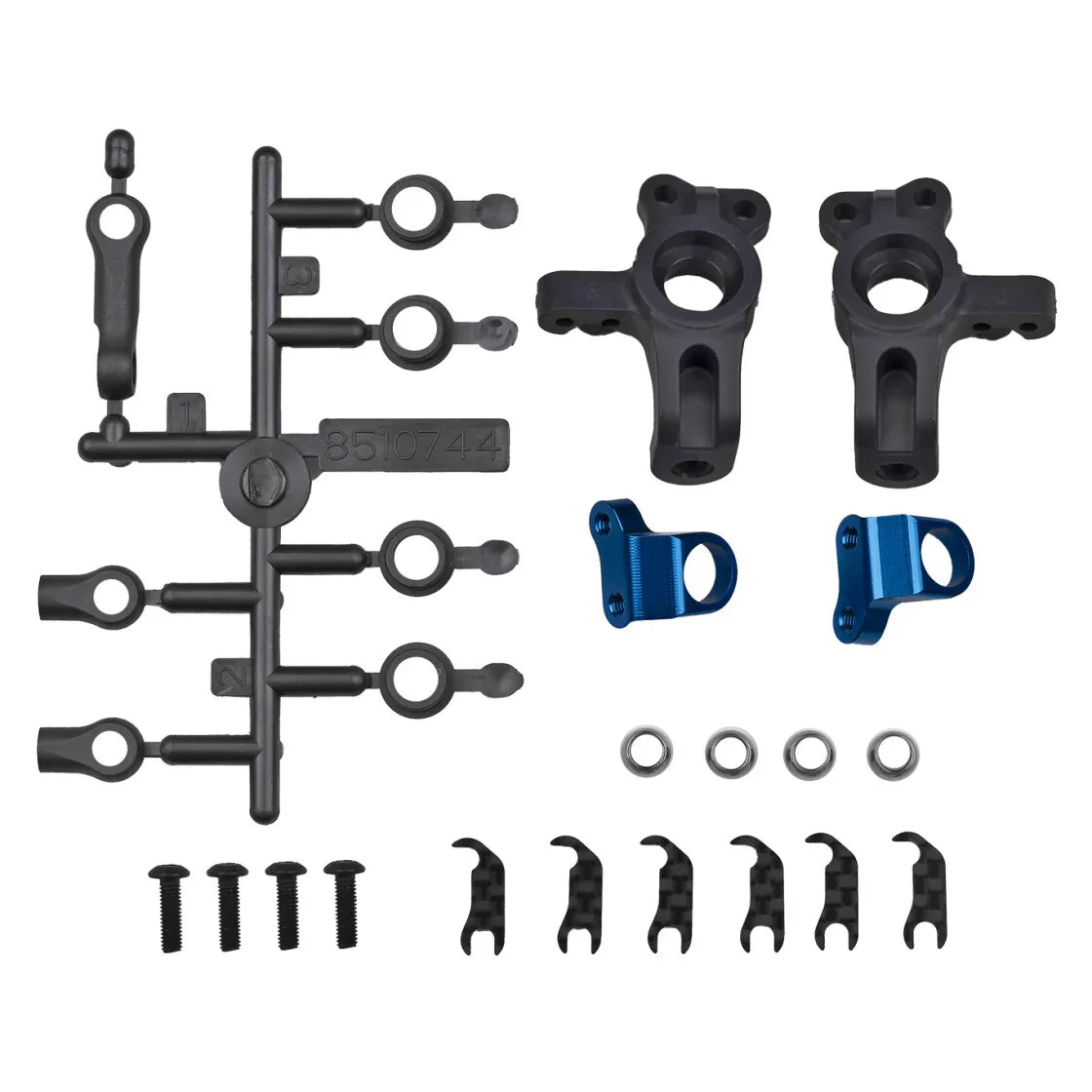 Adjustable KPI Steering Block Kit for RC10B84 FT | Team Associated ...