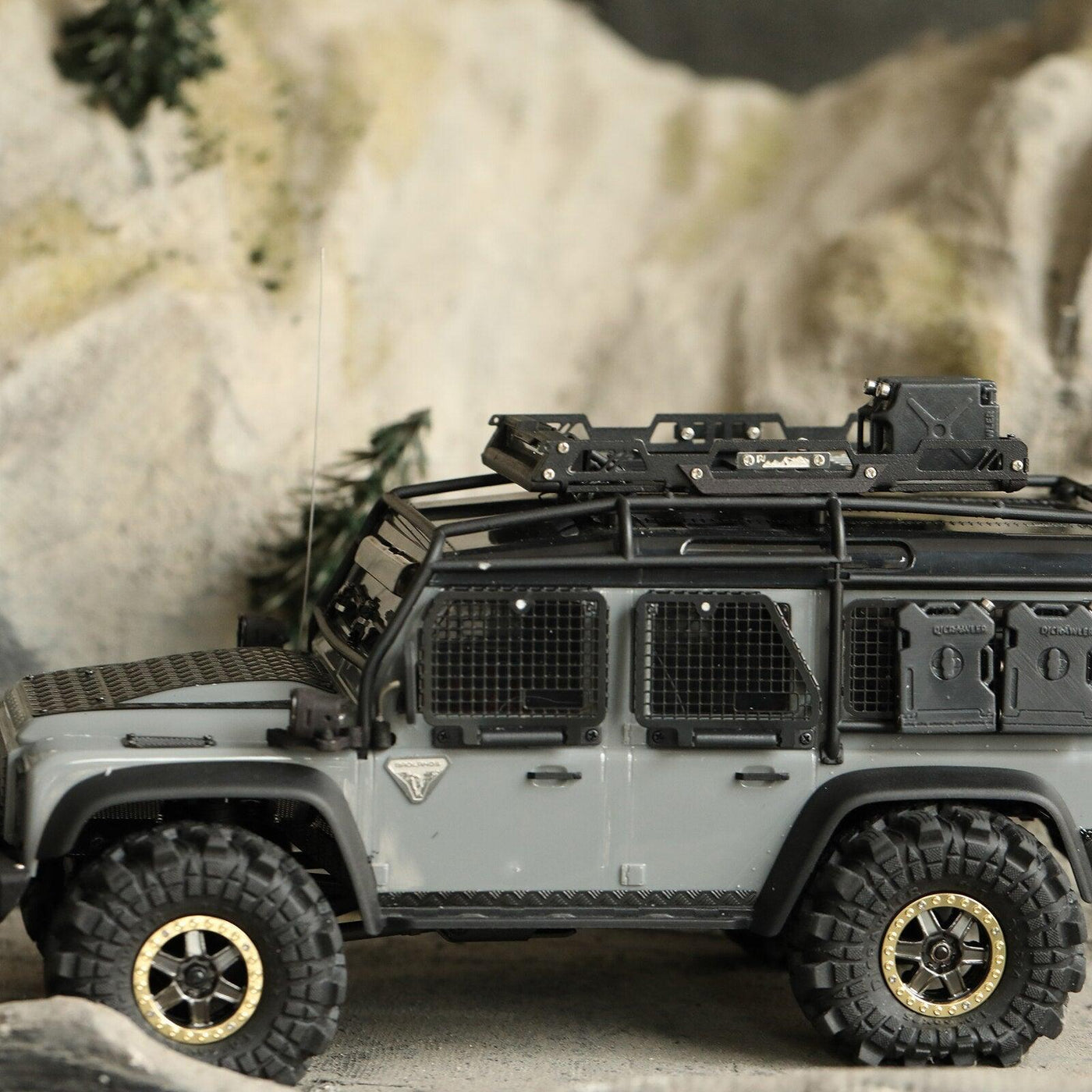 Tiltable Window Mesh Set for Traxxas TRX4M Defender 1/18 | Fimonda ...