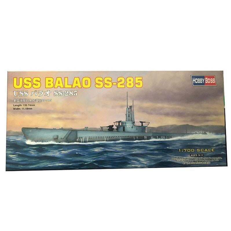 USS BALAO SS-285 Sumbarine 1/700 Model (Plastic) | HobbyBoss — UpgradeRC