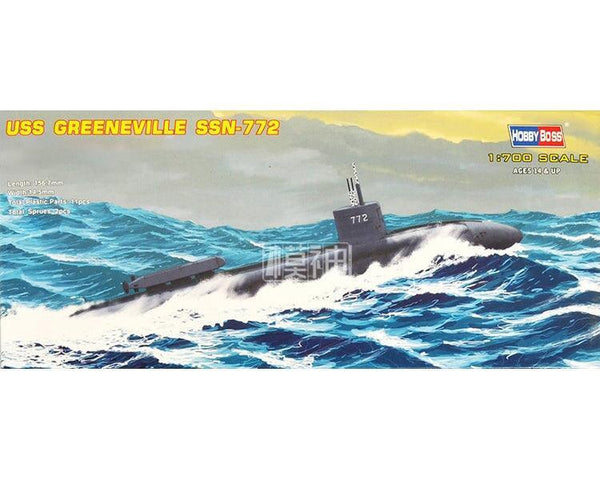 USS Greeneville SSN-772 Submarine 1/700 Model (Plastic) | HobbyBoss ...
