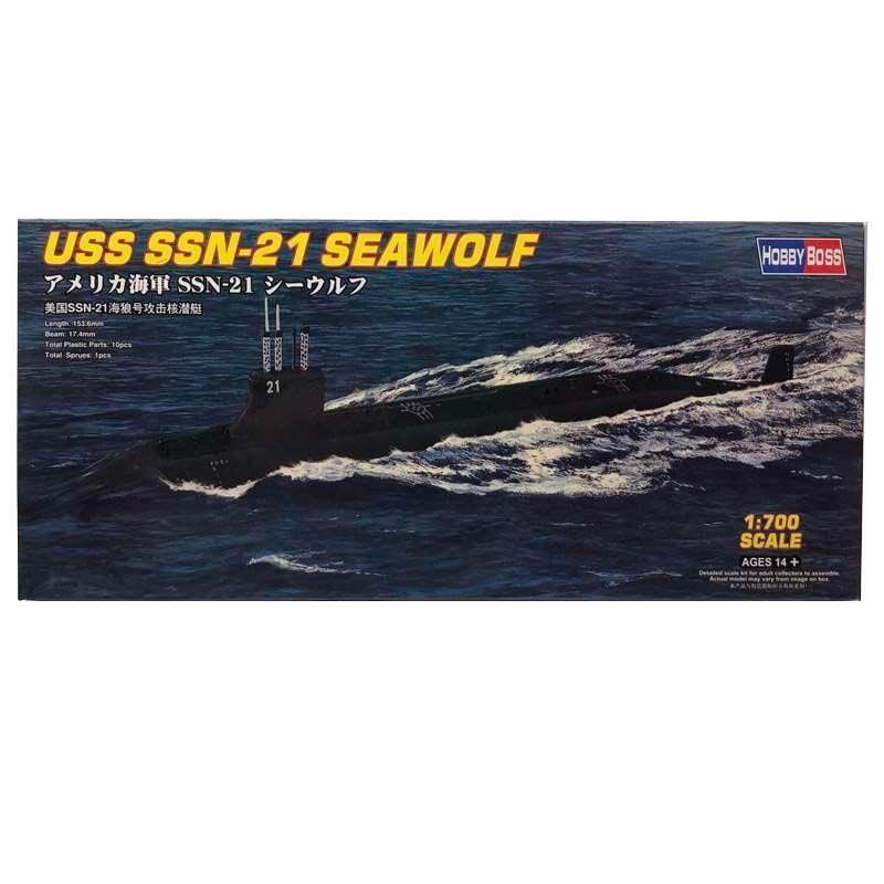 USS SEAWOLF SSN-21 Nuclear Sub 1/700 Model (Plastic) | HobbyBoss ...