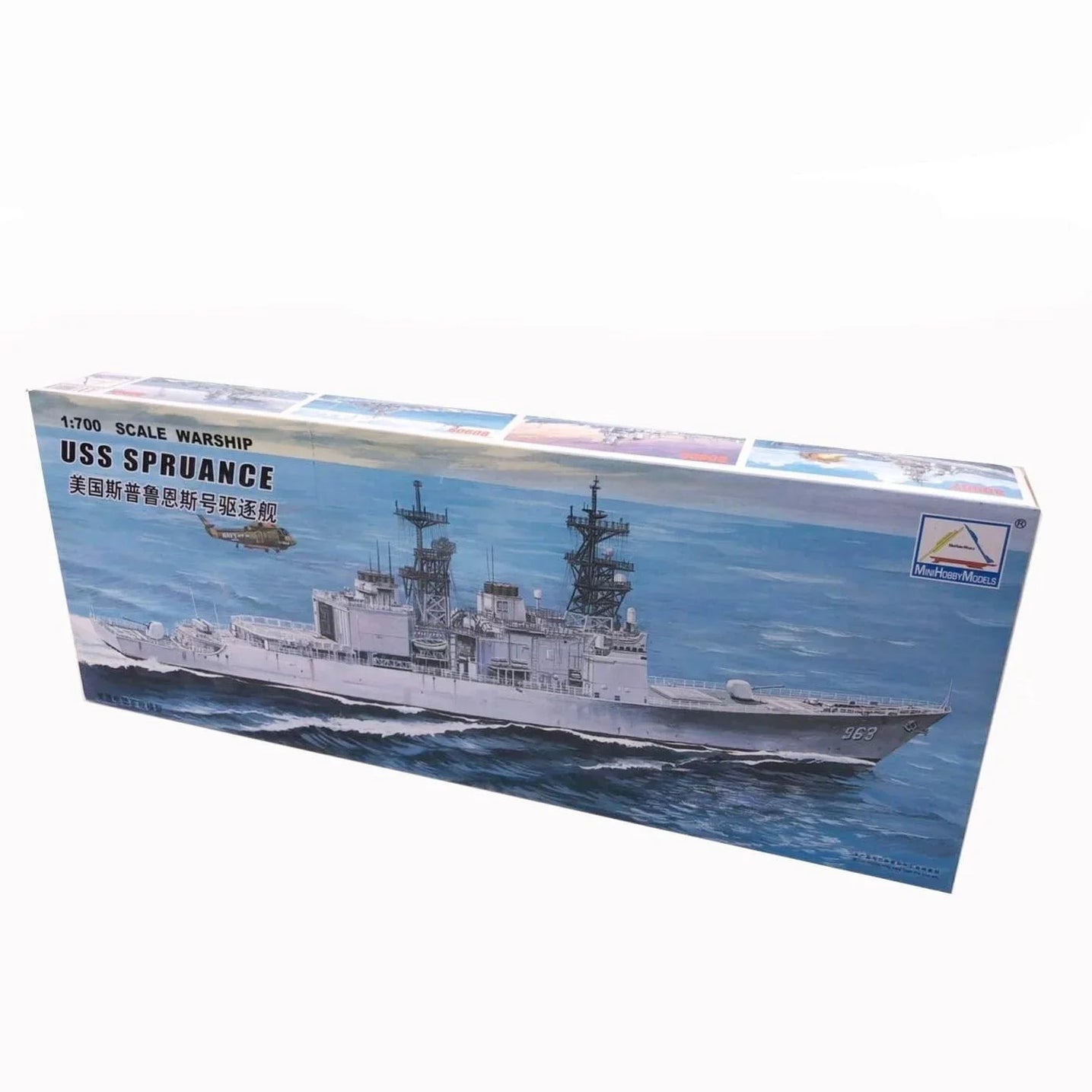 USS Spruance Destroyer 1/700 Model (Plastic) | TRUMPETER — UpgradeRC