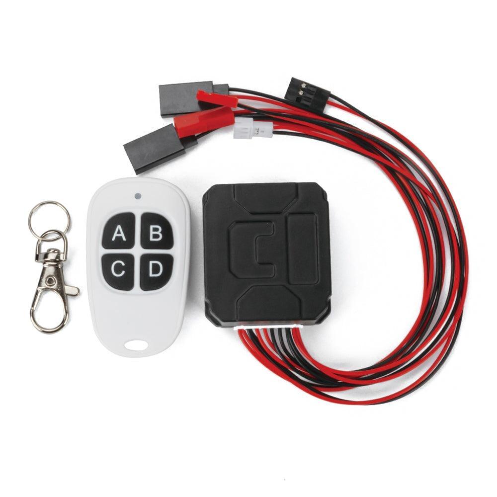 Wireless Winch and LED Light Controller, Receiver Set for 1/10 Crawler ...